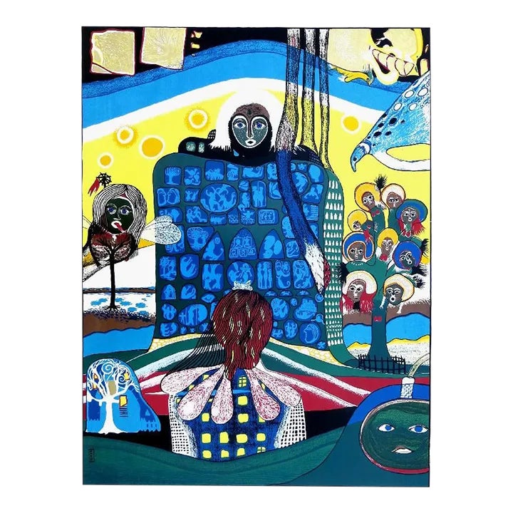 Untitled 2, Helmut Kand Silkscreen, Signed and Numbered in Pencil ...