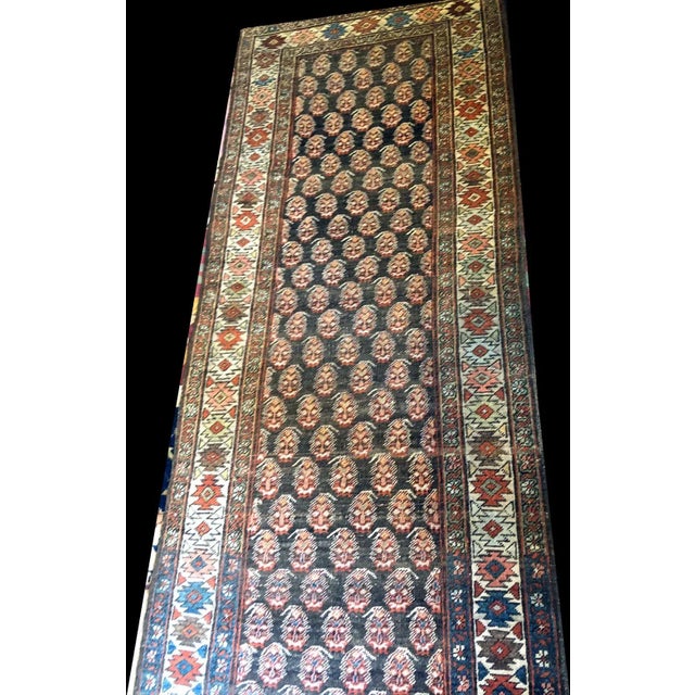 1900 - 1909 Antique Long 3' X 18" Genuine Persian Hallway Runner Rug ...