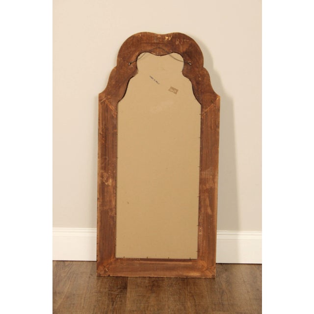 Vintage Italian Painted Keyhole Mirror | Chairish