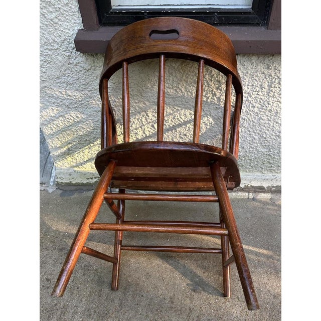 Georgia O'Keeffe Style Quarter Sawn Oak 'Firehouse' Dining Chairs by ...