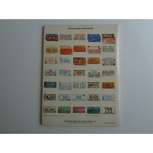 Vintage 1980s the License Plate Book | Chairish