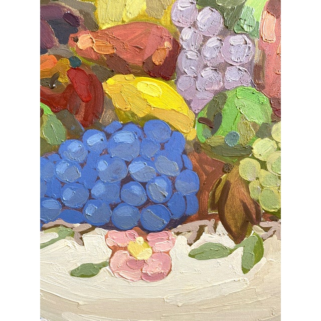 Francescan Fruit, Still Life Oil Painting by Molly Mansfield | Chairish