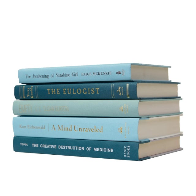 Modern Gulf Coast Book Stack, S/5 | Chairish