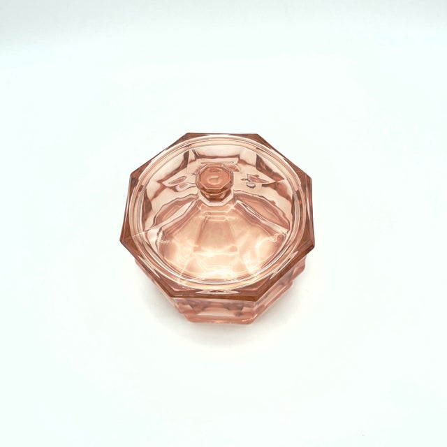 1950s Indiana Glass Selenium Glow Uv Reactive Pink Depression Glass ...