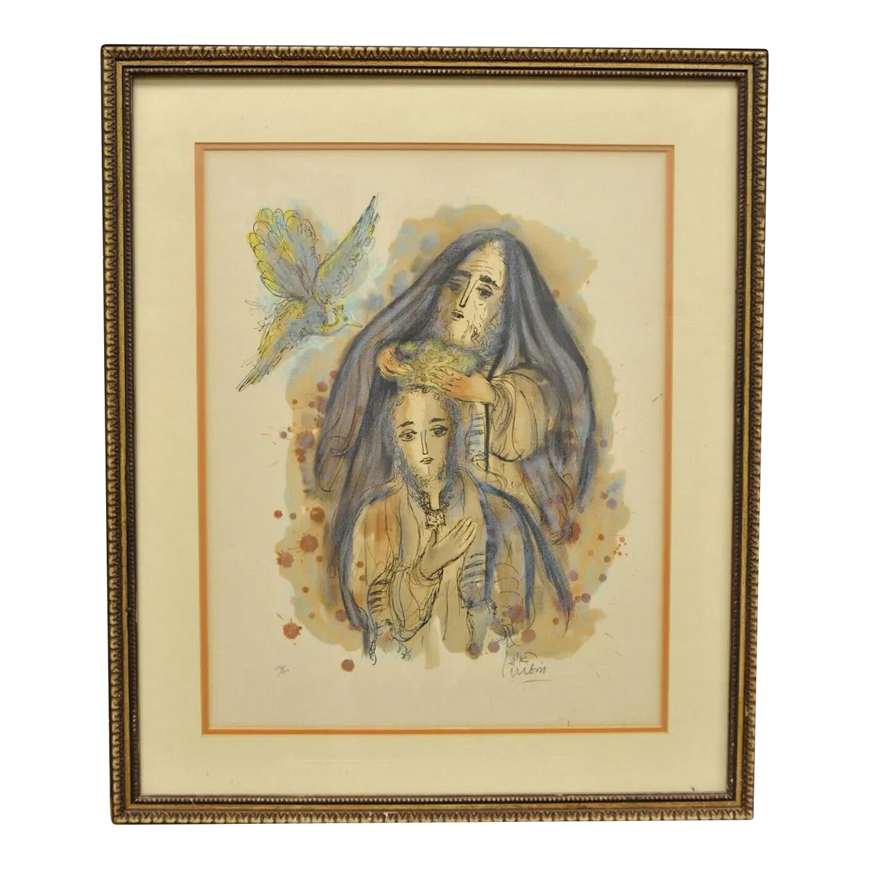 Reuven Rubin Story of David 1971 Signed and Numbered Lithograph Print ...