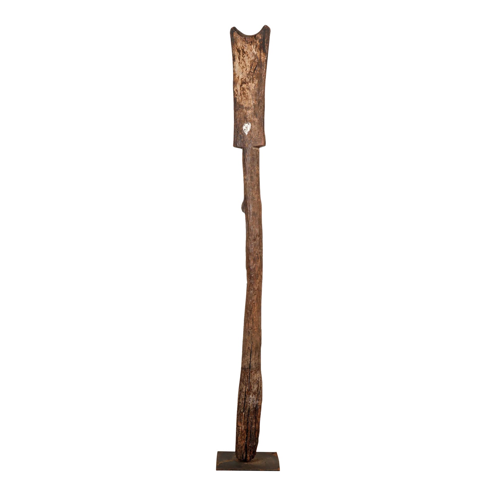 Early 20th Century Antique African Carved Wood Toguna Totem Post ...