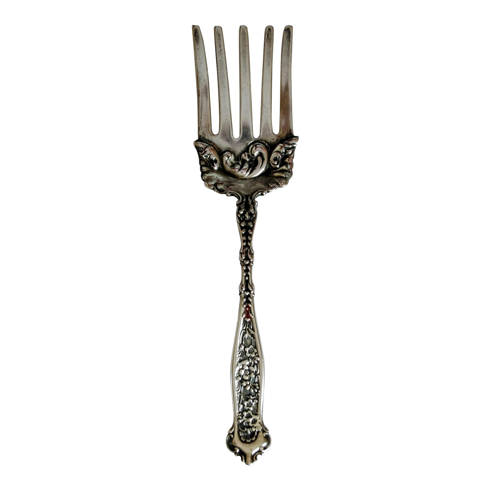 Late 19th Century Victorian Dresden by Whiting Sterling Silver Five ...