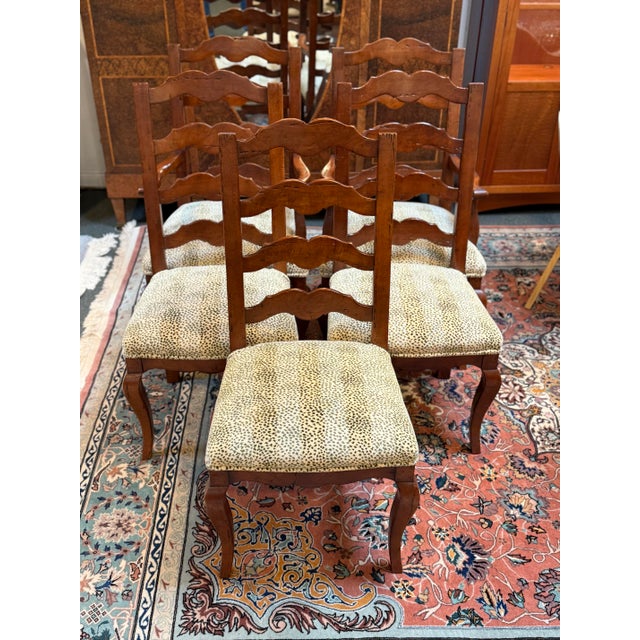 Guy Chaddock French Provençal Ladder Back Dining Chairs, Set of Five ...