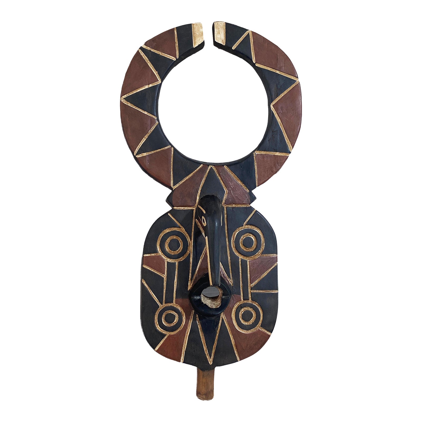 Bobo Bird Dance Mask Helmet Burkina Faso 32.5" H | Chairish