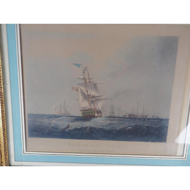 1860 Papprill British Homeward Bound: Samuel Walters Engraving | Chairish