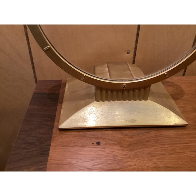 Vintage Mid Century Golden Hour Clock by Jefferson | Chairish