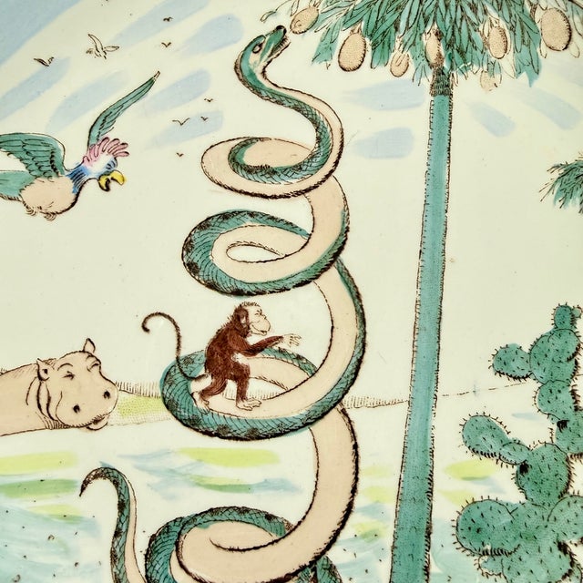 Sarreguemines Benjamin Rabier Childs Plate, Au Pays Des Surprise | Chairish