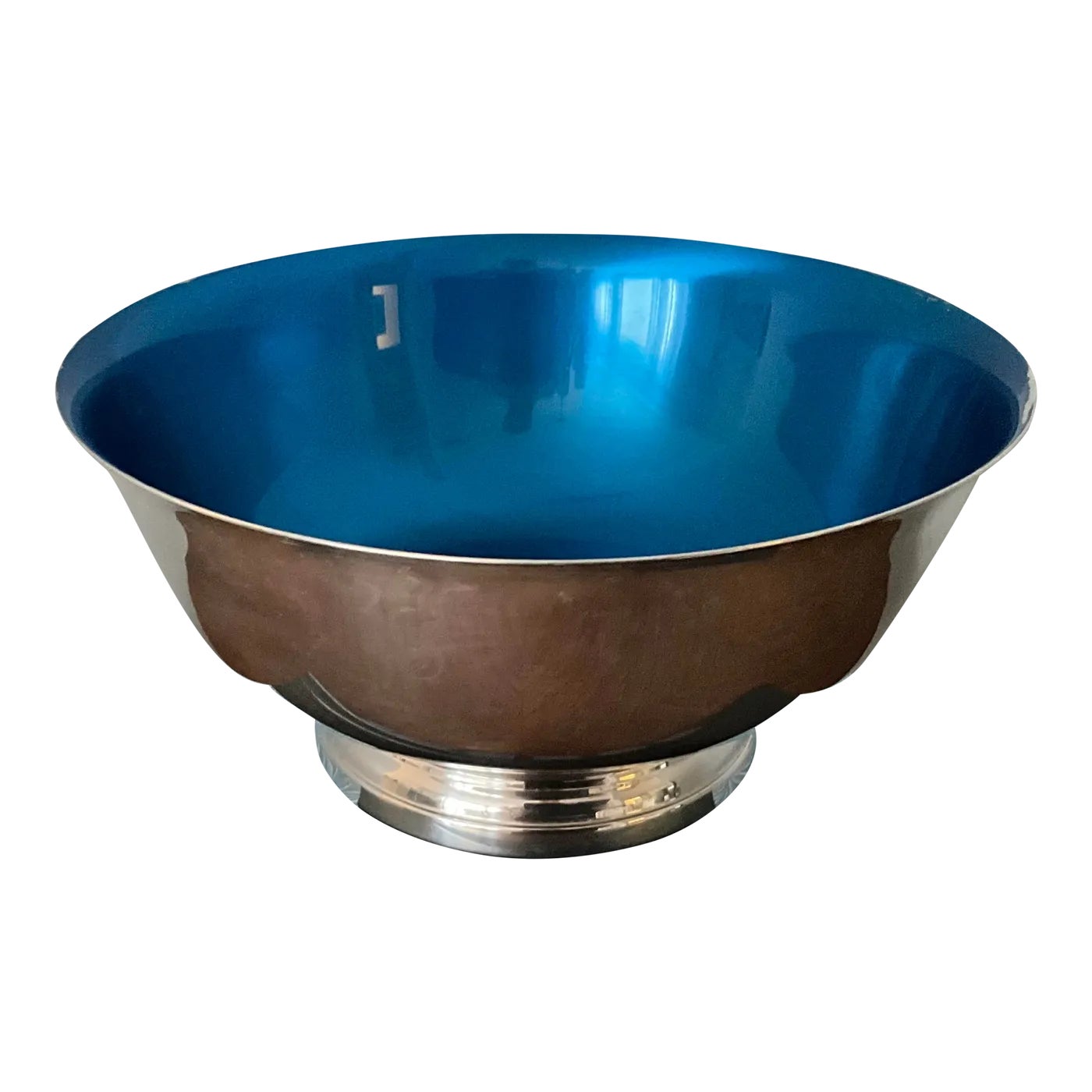 Mid 20th Century Gorham Silver Ep Paul Revere Bowl With Enamel Center ...