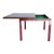 Postmodern Purple Lacquer Laminate Extendable Card/Dining Table With ...
