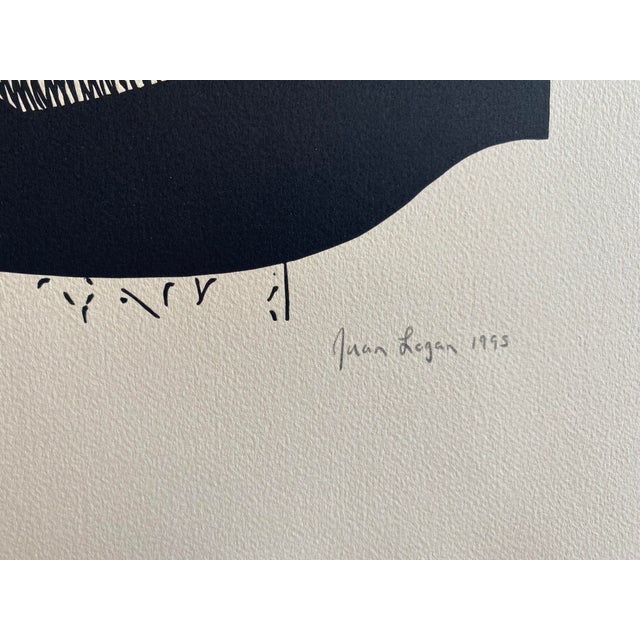 1995 Juan Logan There Is No Shame Linocut From Rwanda Series | Chairish