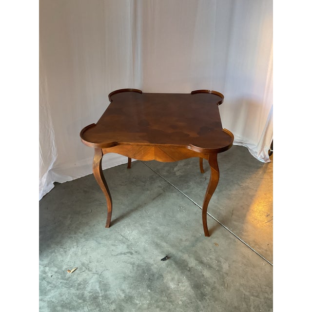 1940s English Clover Card Table | Chairish