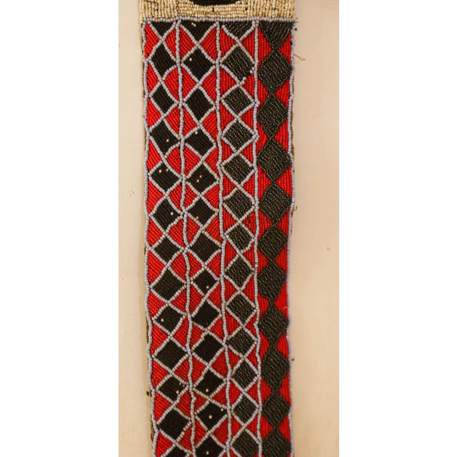 African Yoruba Diviner's Beaded Wall Hanging Panel Sash 1950 | Chairish