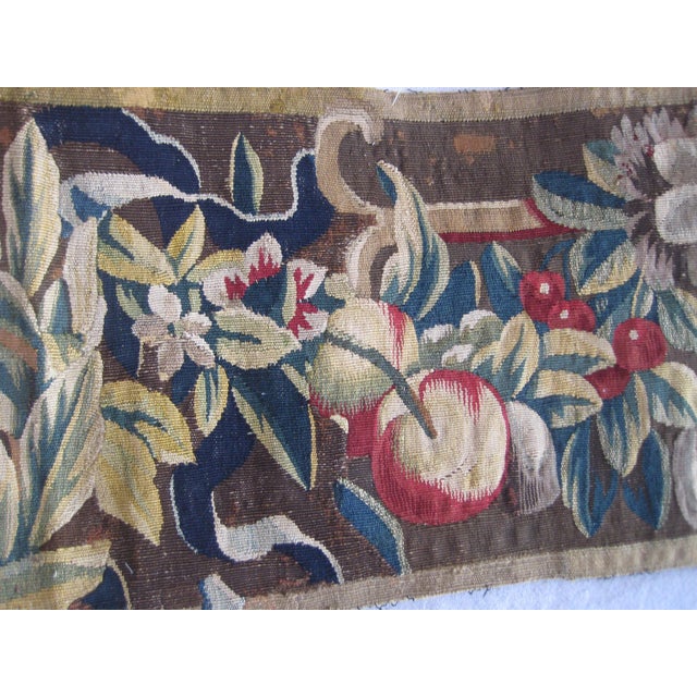 Early 1700 Hundreds Brussels Tapestry Border Showing a Wolf Piece B ...