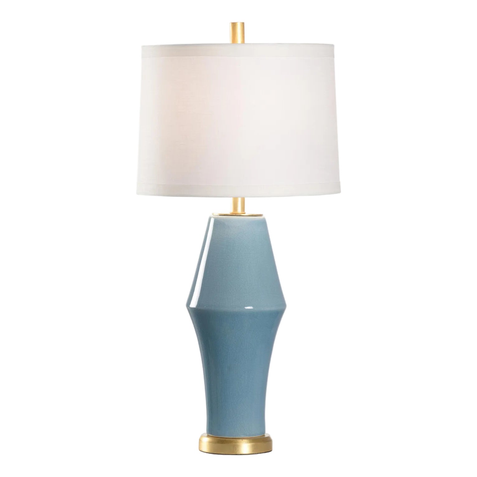 St Michael Lamp - Light Blue | Chairish