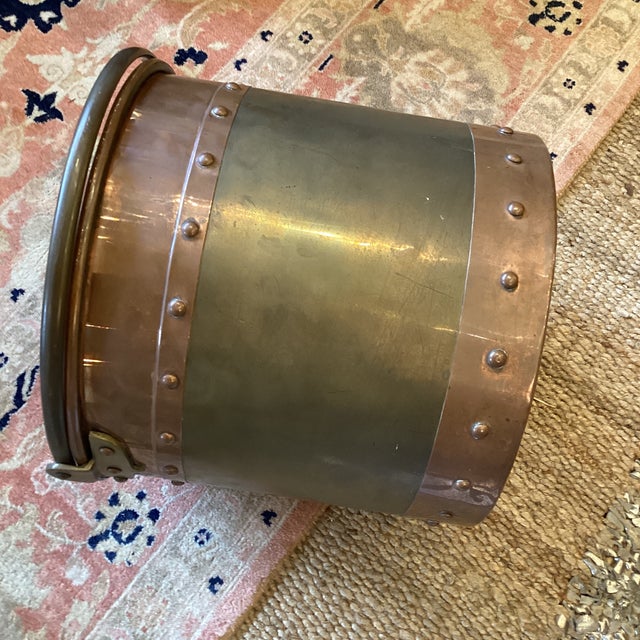 Antique Brass Can | Chairish