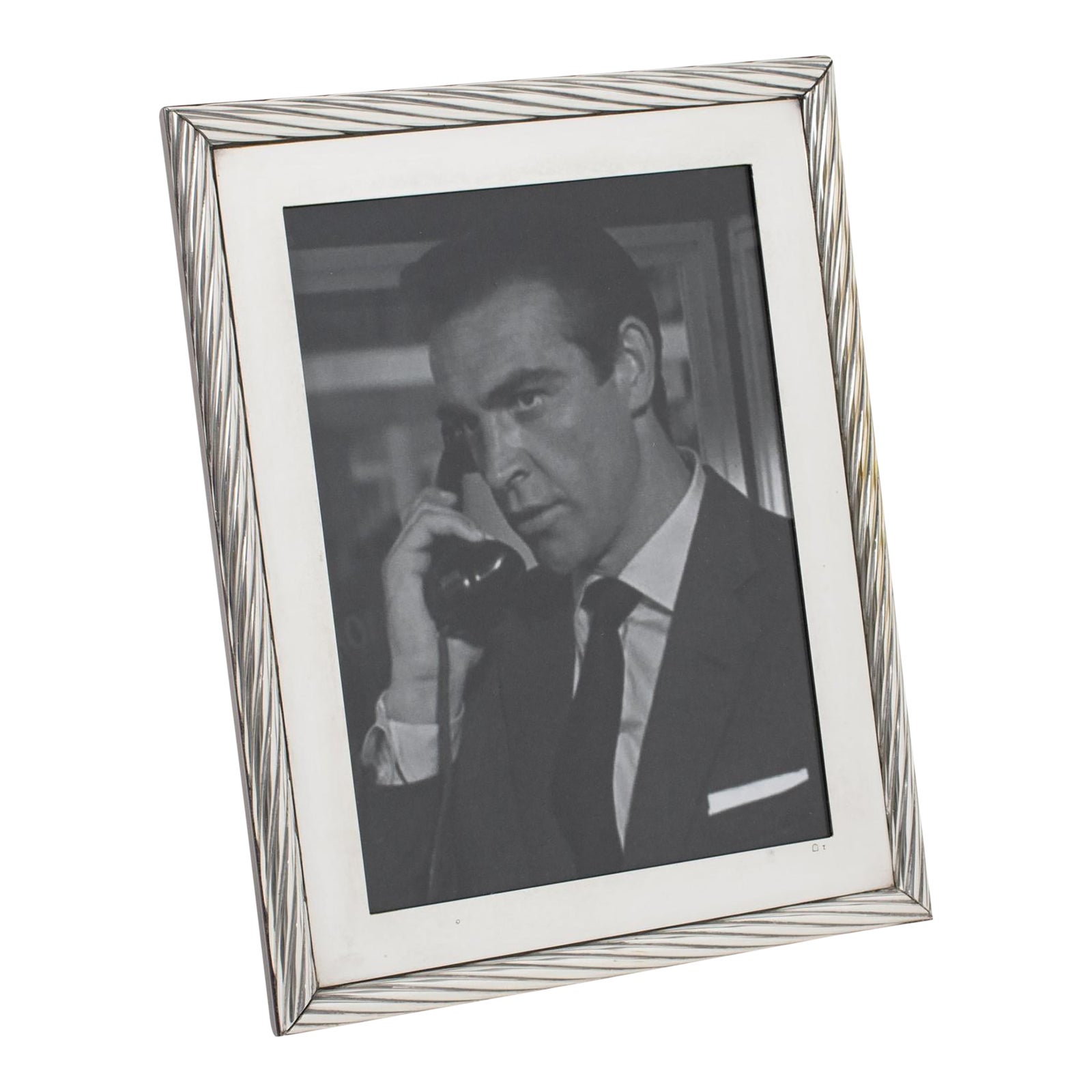 Christian Dior Home Collection Paris Silver Plate Picture Frame | Chairish