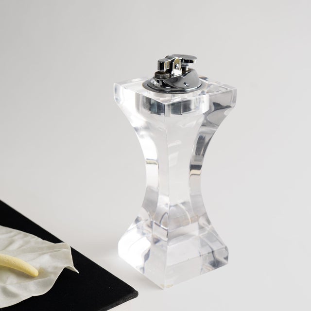 Vintage Lucite Table Lighter | Chairish