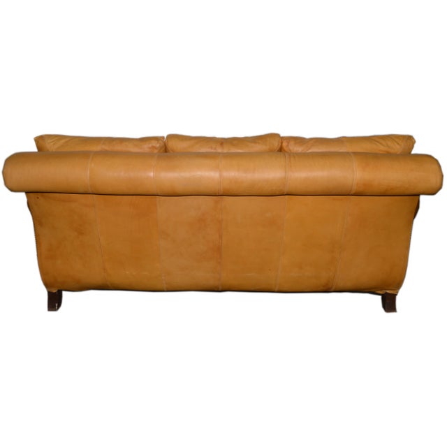 Vintage Ferguson Copeland Leather Sofa Chairish