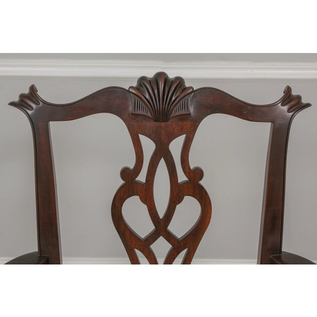 Set of 8 Henkel Harris Model 112 Clawfoot Mahogany Dining Room Chairs ...