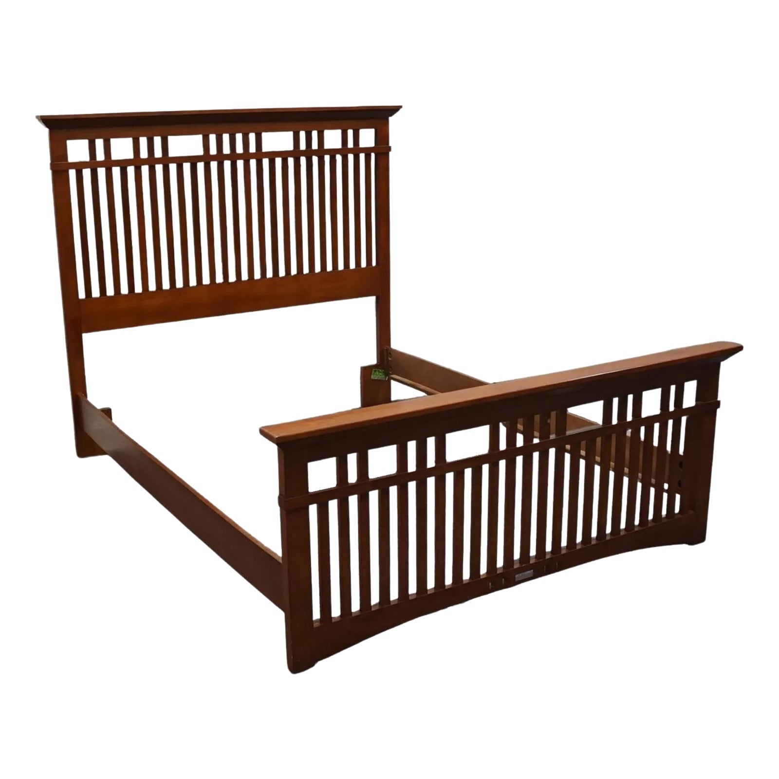 Broyhill Furniture Quarter Sawn Oak Contemporary Mission Style Queen ...