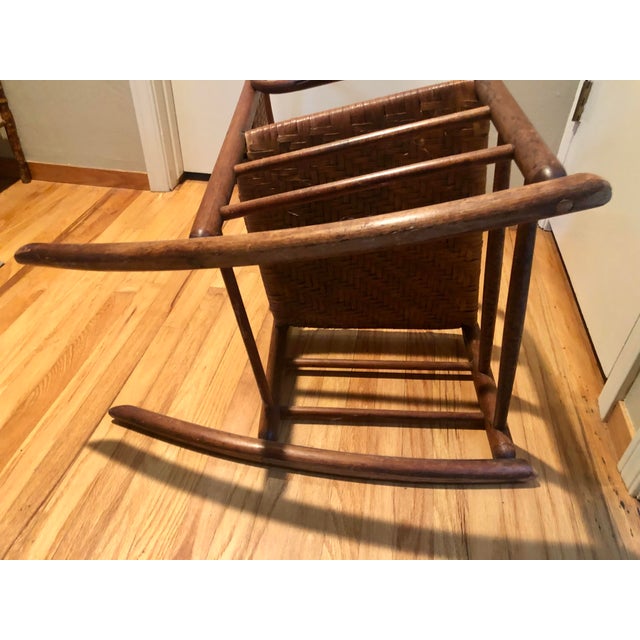 1940s Bentwood Splint Rocker After Thonet | Chairish