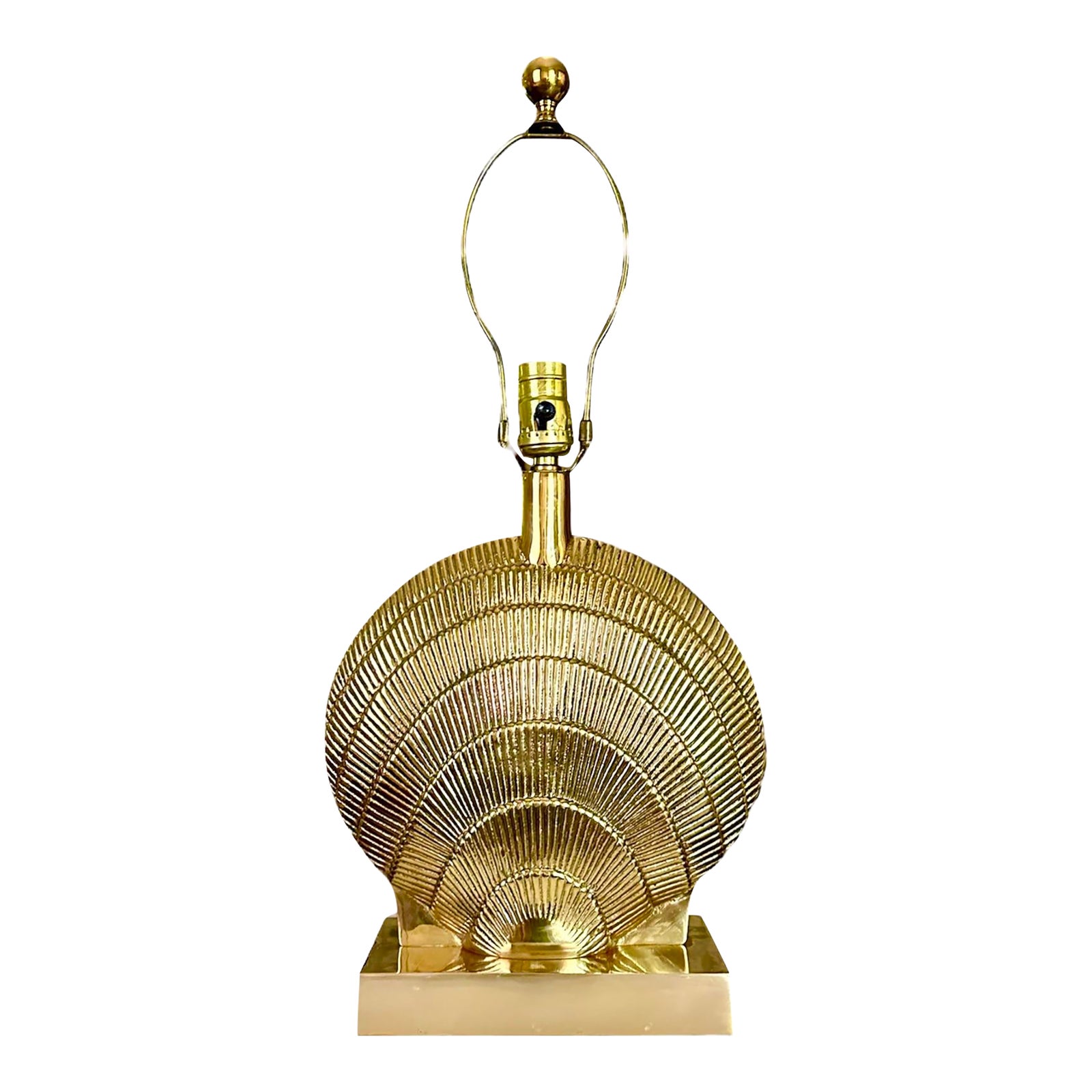 Vintage Palm Beach Regency Coastal Brass Shell / Clamshell / Scallop ...