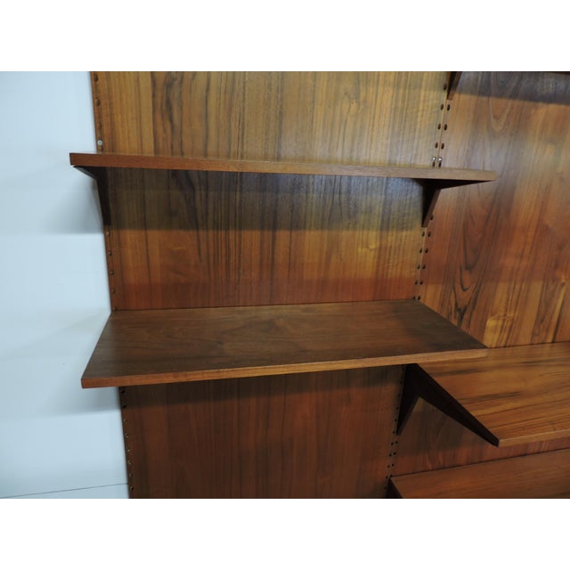 1960s Cadovius Mid Century Danish Modern Teak Cado Wall Unit Shelves ...