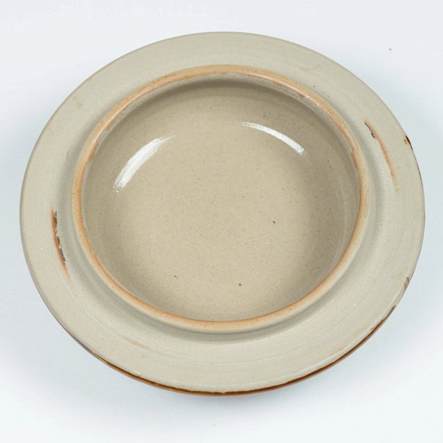 Large Mid 20th Century Onta Jar With Iron Hakeme Brush and Splash ...