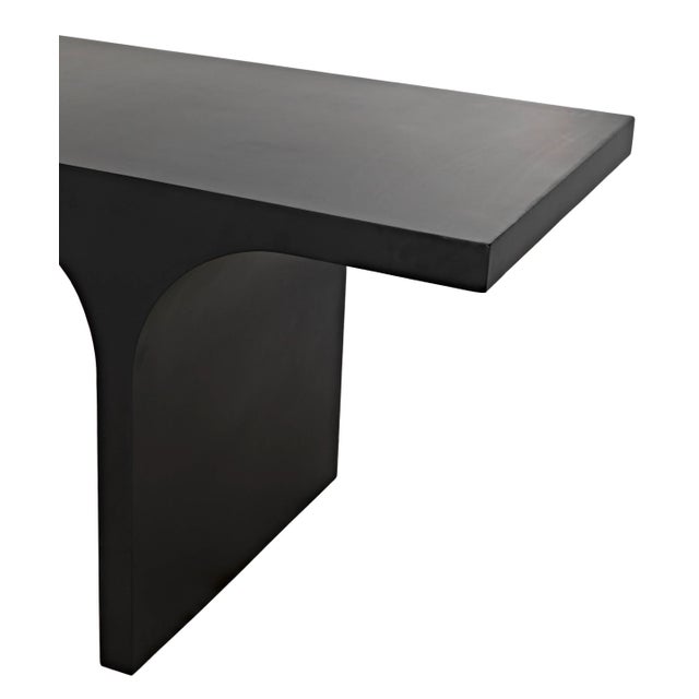 NOIR Maximus Desk, Black Metal | Chairish