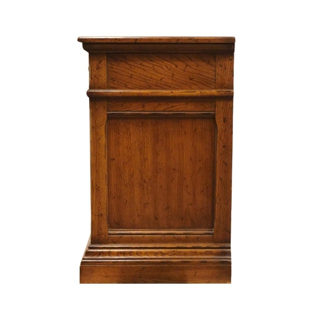 Drexel Heritage Bishopsgate Collection English Tudor Style 72" Triple ...