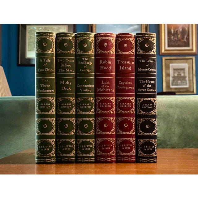 1940s Classics Library Edition Hardcover Books- Set of 6 | Chairish