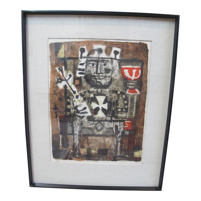 Antoni Clave Signed Limited Edition Hand Colored Lithograph Print Le ...