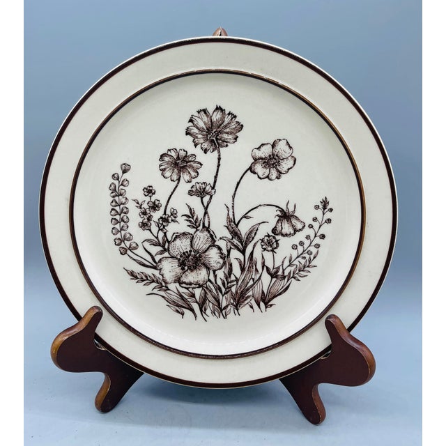 1970s Mixed Set of 5 Dinner Plates | Chairish