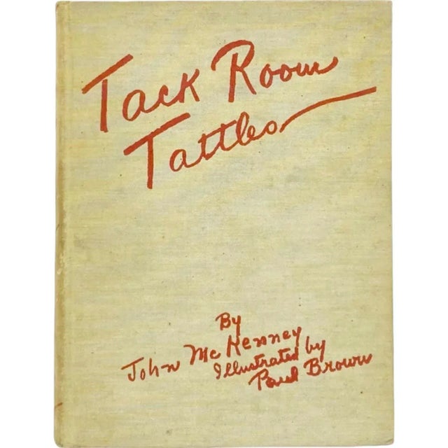 Signed Tack Room Tattles by John McKenney Paul Brown Book 1934 ...