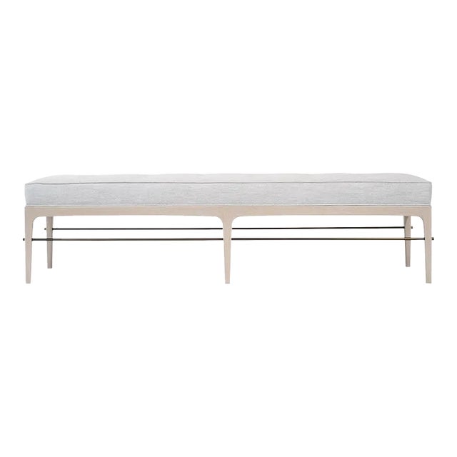 Linear Bench in White Oak and Bronze Series 72 by Stamford Modern ...