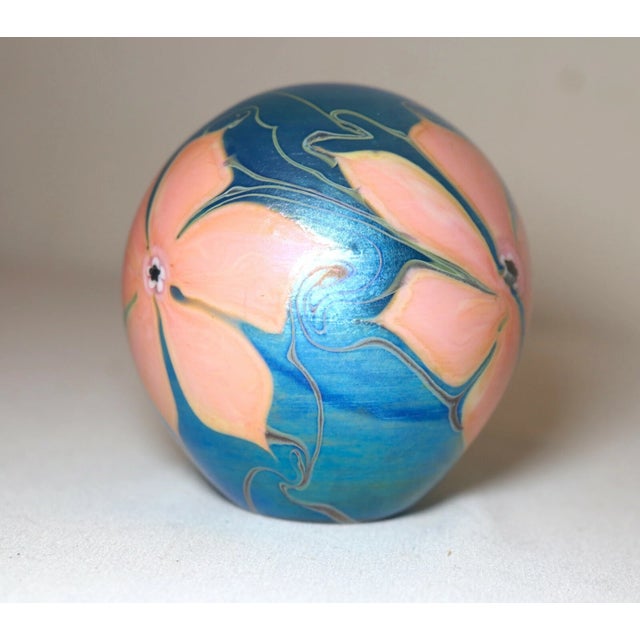 Vintage Hand Blown Vandermark Studio Aurene Iridescent Art Glass ...