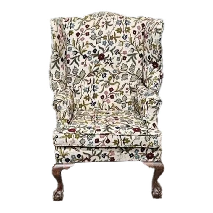 Late 19th Century Antique Chippendale Mahogany Easy Chair Ball & Claw ...
