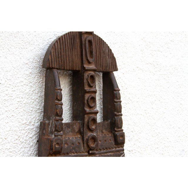 Antique Carved Wood African Dogon Wall Art | Chairish