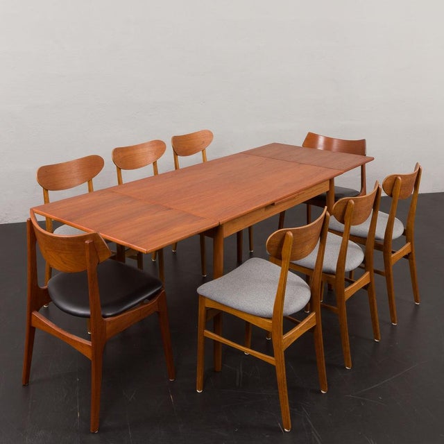 Teak Extendable Dining Table by Ar Mobler, Denmark, 1960s | Chairish