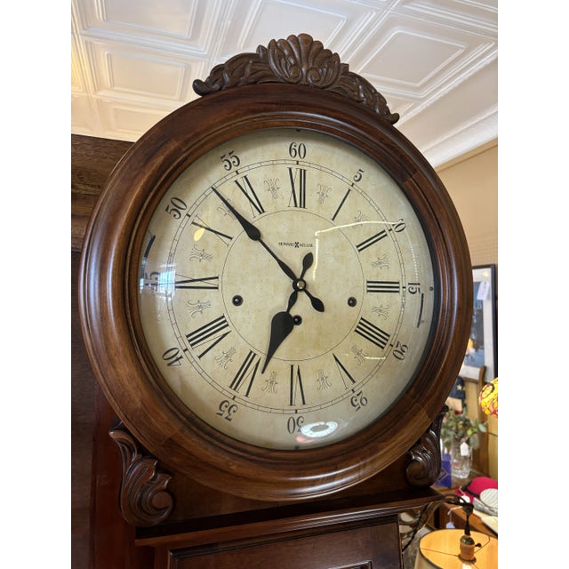 1970s Howard Miller La Rochelle Grandfather Clock Model 610-900 | Chairish