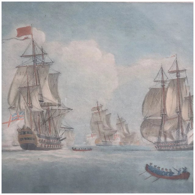 Late 18th Century Thomas Burford Hand Colored Mezzotint Engraving of ...