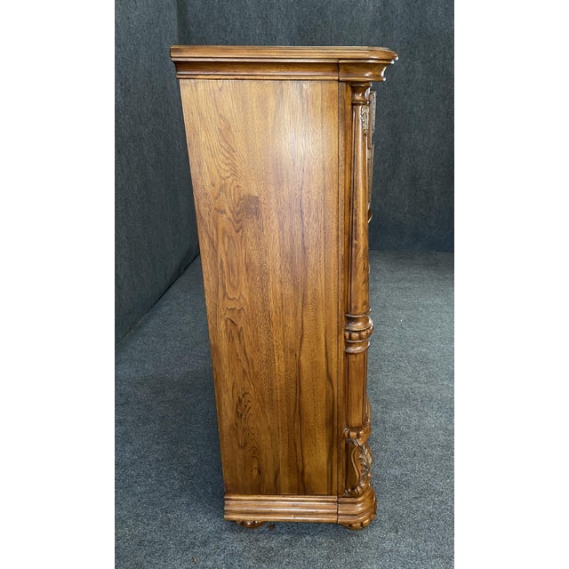 Burl Walnut Chest of Drawers | Chairish