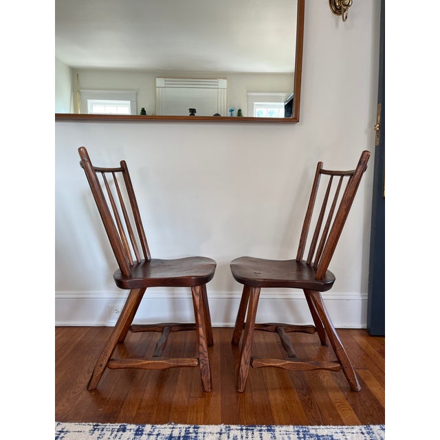 Handcrafted Primitive Stick Chairs Hunt Country Furniture | Chairish