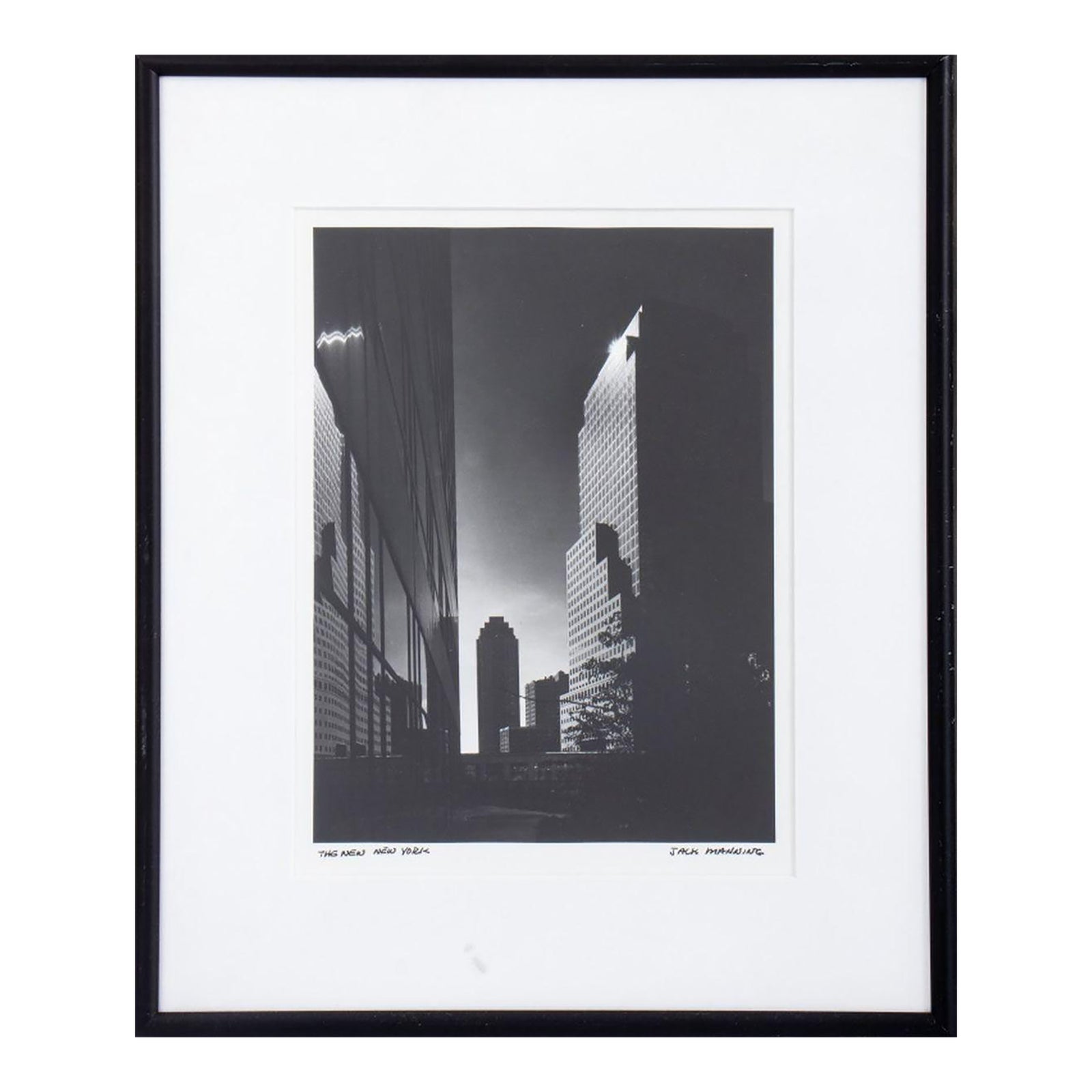 Jack Manning "The New New York" Silver Print | Chairish