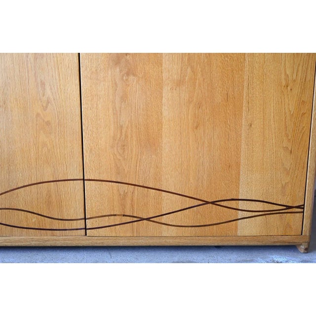 Bespoke Cabinet With Carved Inlay by Robert Squire Bierbaum, 1995 ...